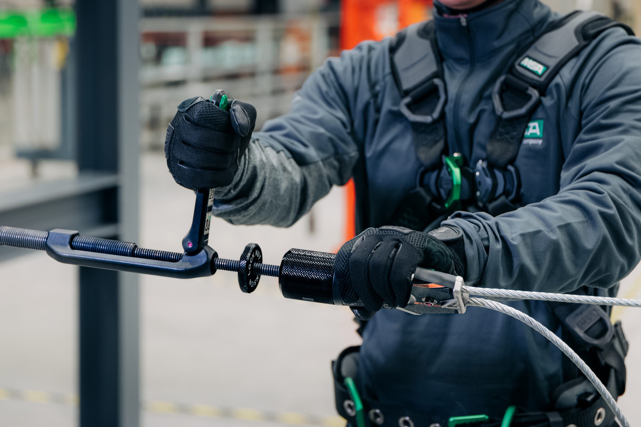 Cable Temporary Horizontal Lifeline - Incident Prevention